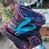 Angler Fish Crochet Hat Costume & Wrist Gauntlets Fantasy Under the Sea ...