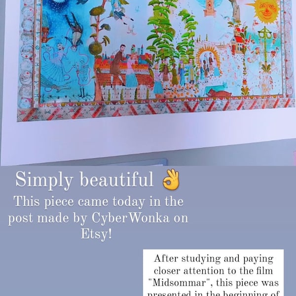 Midsommar Movie Opening Scene Mural Poster Print Reproduction 13 X 19 ...