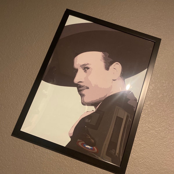 Pedro Infante Poster, Pop Modern Stencil Print, Pop Art, Andy Warhol ...