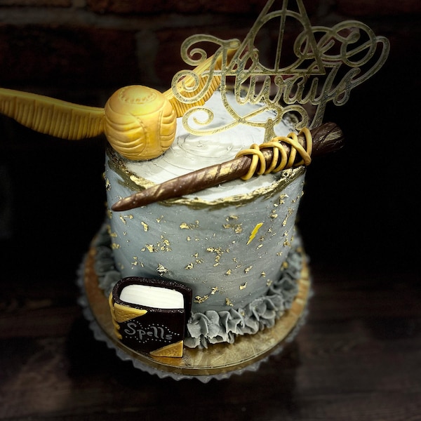 3D Graduation Cake Fondant Toppers ~ Dummy / Faux Cake. Graduation Cap ...