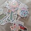 Colorful Inspirational Quote Sticker Pack | Inspirational Quote Sticker ...