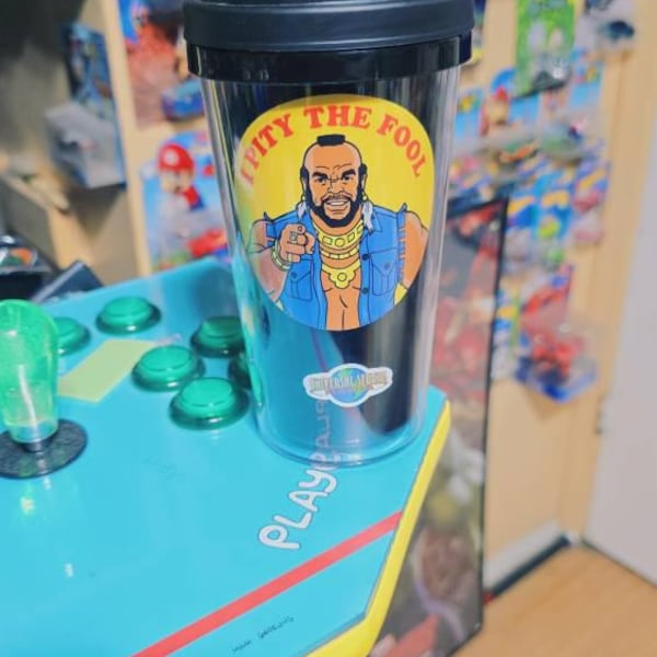 Mr. T "i Pity the Fool" Vinyl Circle Sticker - 80s TV Mr T. 3" Die Cut ...