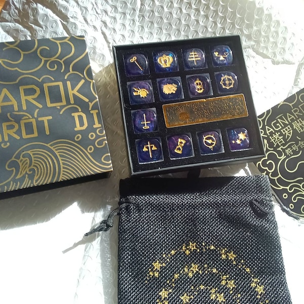Ragnarok -- Sunset Sea Tarot Dice - Etsy