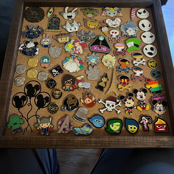 Disney Pin Collection Display Board- 100 Different Designs! - Etsy