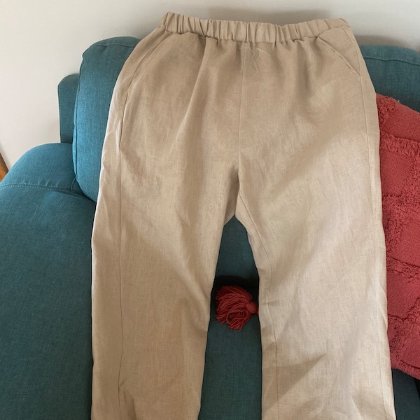 Men's Linen Pants Sewing Pattern PDF, Men's Pants Pattern, Easy ...