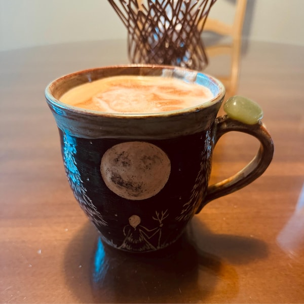 Witch Full Moon Mug (made to Order) - Etsy