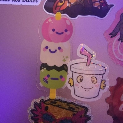 Blueberry Milk Sticky Notes 3x3 Sticky Notes Asian Notepad Asian ...