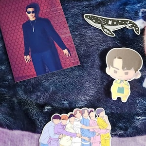 BTS Stickers Taehyung V Sticker Pack 2 - Etsy