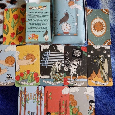 Pixie's Whisper Tarot Deck, Tarot Cards, Oracle Deck With Custom Tuck ...