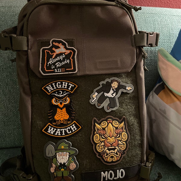 Night Watch Owl Halloween Biker Patch | Owl | Halloween | - Etsy