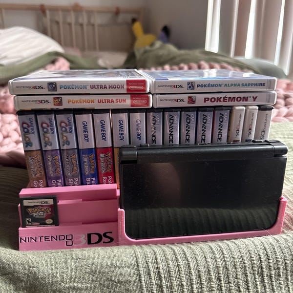 New Nintendo 3DS XL Console and Game Display Stand - Etsy