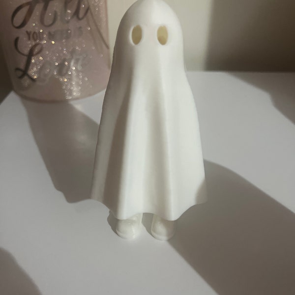 3D Printed Ghost Figure With Retractable Legs - Unique Stand-up ...