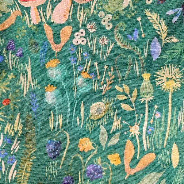 Liberty Tree of Life Fabric - Liberty Quilting Cotton - Colourful ...