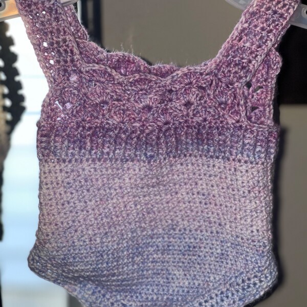 Baby Top Crochet Pattern. Baby Crochet Blouse. Baby Crop Top Crochet ...