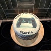 Playstation Controller Themed Cake Topper Edible Personalised Round ...
