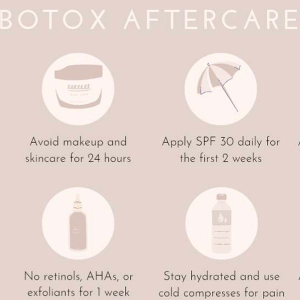 Editable Botox Neurotoxin Consent Intake Form, Botox Pre + Aftercare ...