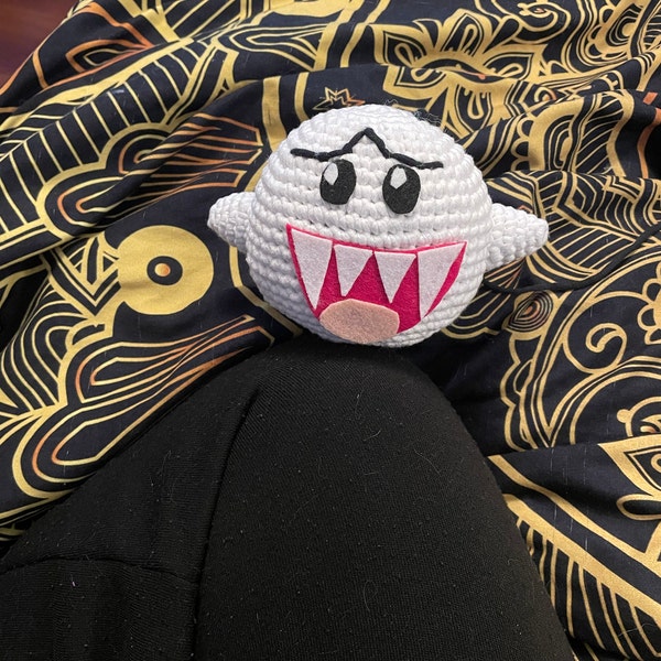 Amigurumi Crochet Pattern: Super Mario Boo - Etsy
