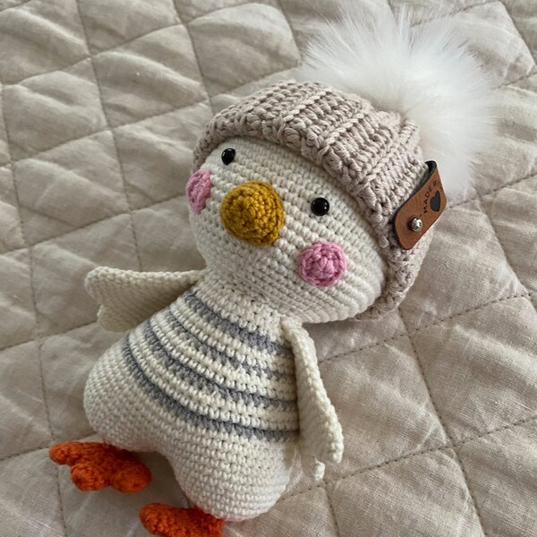 Digital Nora the Little Duck Crochet Pattern - Instant Download DIY ...