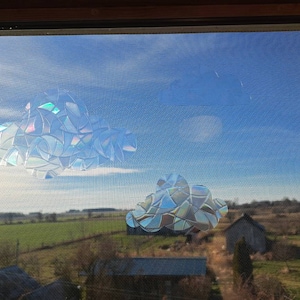 Cloud Window Cling Sun Catcher Decals Rainbow Maker Sets Reusable ...