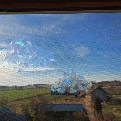 Cloud Window Cling Sun Catcher Decals Rainbow Maker Sets Reusable ...