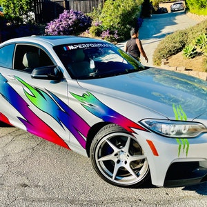 Venom Jaws Car Side Wrap Full Color Graphics Vinyl Livery - Etsy