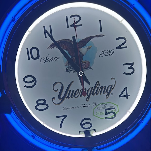 Yuengling America's Oldest Brewery Since 1829 Blue Double Neon Bar ...