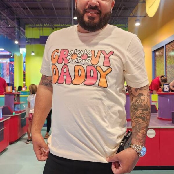Groovy Dad Shirt • Men's Groovy Tshirt • Groovy Daddy / Dada • Custom ...