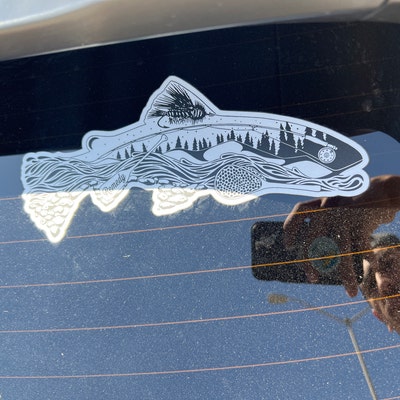 Toad Brown Trout Decal - Etsy