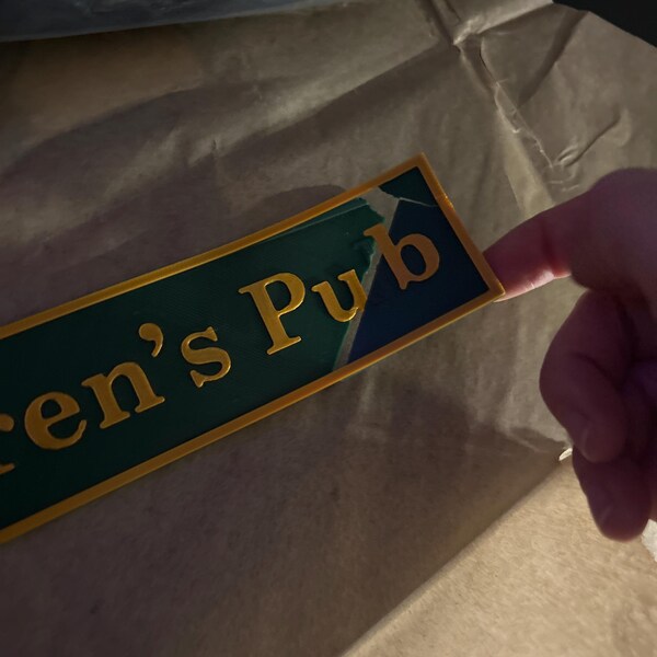 Maclaren’s Pub Sign - 3D Printed How I Met Your Mother Decor, Geeky ...