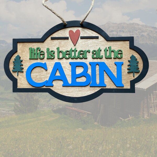 Cabin Life Sign SVG Set|gone Fishing SVG| Laser Cut Fishing | Glowforge ...