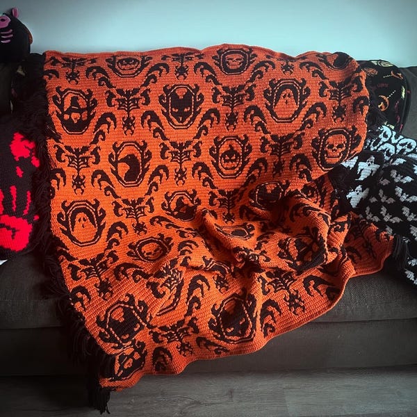 Gothica Mosaic Crochet Blanket Pattern by Sixel Design - Etsy