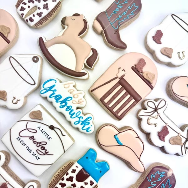 Cowboy Hat and Boot Set Cookie Cutters - Etsy