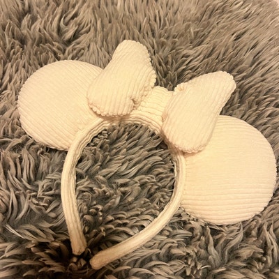 Ice Cream Cone With Sprinkles Mouse Ears Headband Pink Velvet Mouse ...