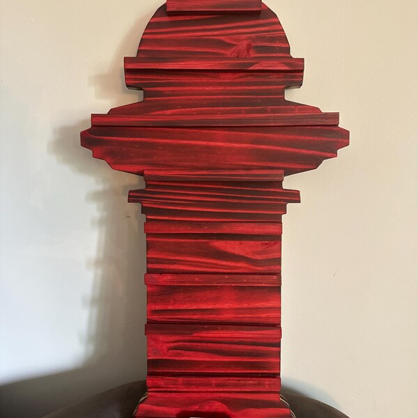 Firefighter Challenge Coin Display, Fire Hydrant, Gift for Firefighters ...
