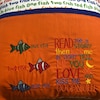 Reading Pillow Embroidery Design Read Me a Story Embroidery Design Tuck ...