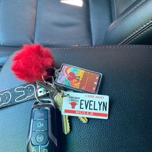 Personalized Alabama State License Plate Keychain Tag - Etsy