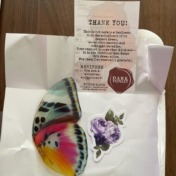 Clear Bookmark Vintage Butterfly Moth Wing Insect Bug Colorful Nature ...