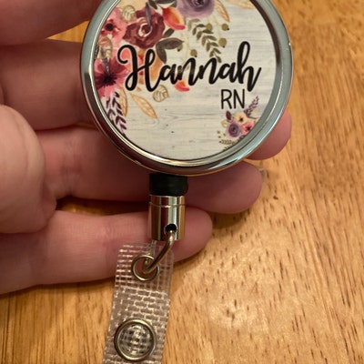 Nurse Badge Reel Retractable Nurses Badge Reel Badge Clip Badge Reel ...