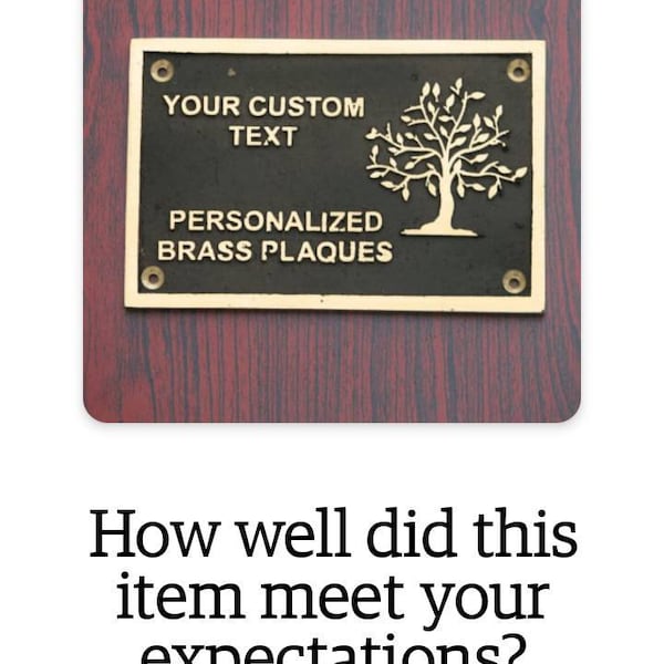 Custom Brass Plaque - Ideal for Recognition Plaques, Name Plates, and ...