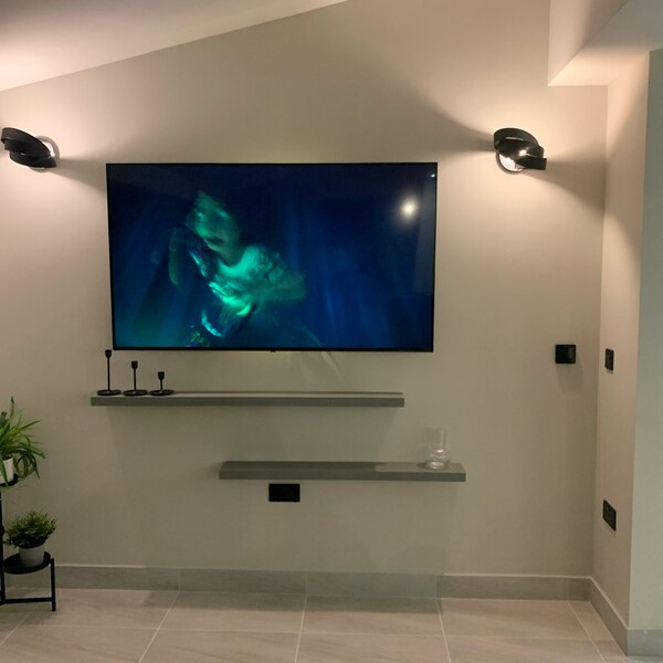 Microcement, Concrete Floating Shelf, Chunky Handmade Shelves From 1M ...