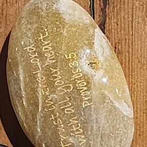 Engraved Colored Glass Word Stones Single Words - Etsy