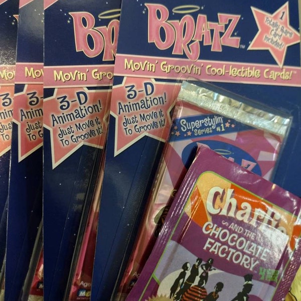 4 Packs of Bratz Cards Movin Groovin Cool-lectible Cards MGA ...
