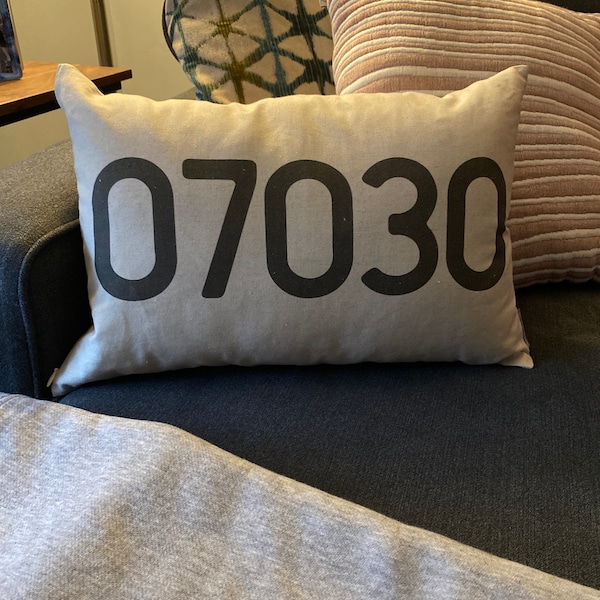 Personalized Zip Code Pillow | Personalized Pillow | Dorm Decor ...