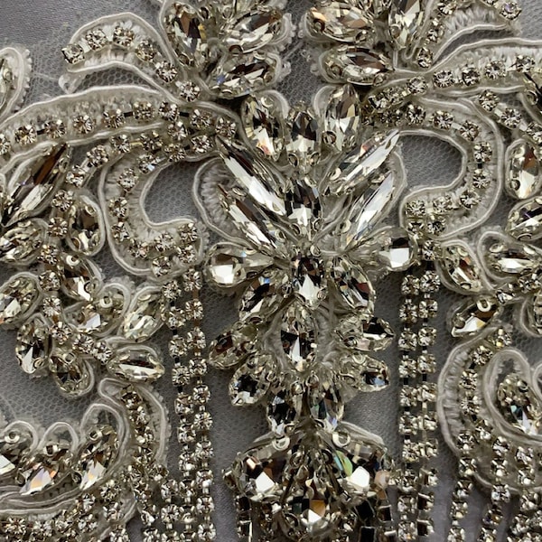 Rhinestone Face Mask Applique | Diamond Face Mask DIY Applique | BO-48 ...