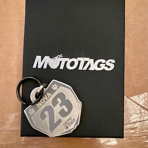 Aluminum Dirt Bike Number Plate Necklace With Personalized - Etsy