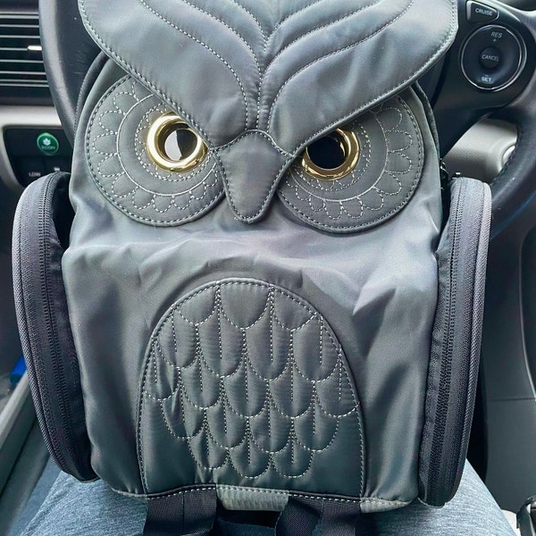 Owl Backpack - Water-repellent Design by Darling's - Medium Small - Etsy