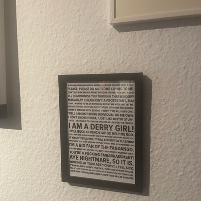 Derry Girls Quotes A5, A4, A3 Poster or Print - Etsy