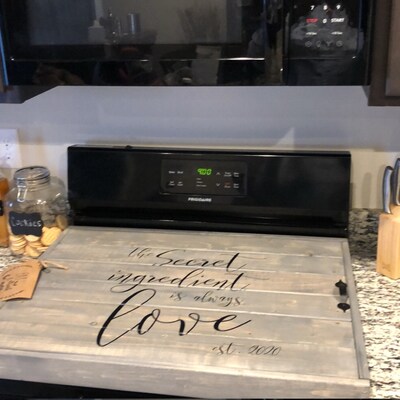 Gas Stove Top Cover / Wood Gast Stove Top Cover / Gas Noodle Board ...