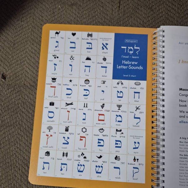 Let's Read Hebrew Workbook | Hebrew Decoding | Jewish Literacy | Fun ...