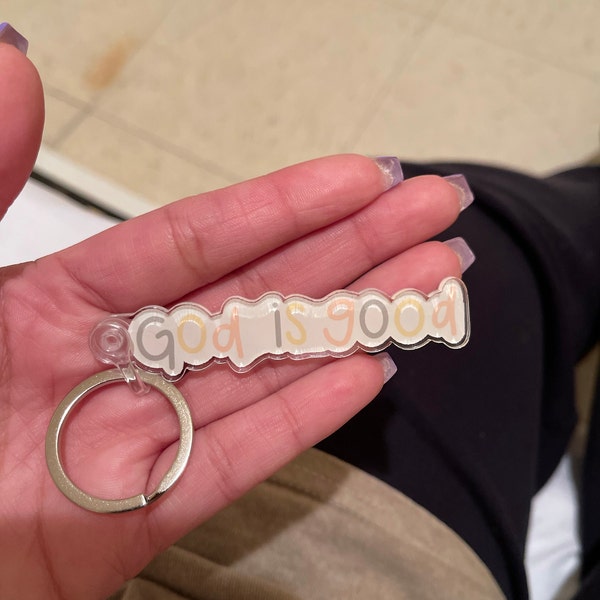 Saved by Jesus Acrylic Keychain | Christian Keychain | Jesus Car ...